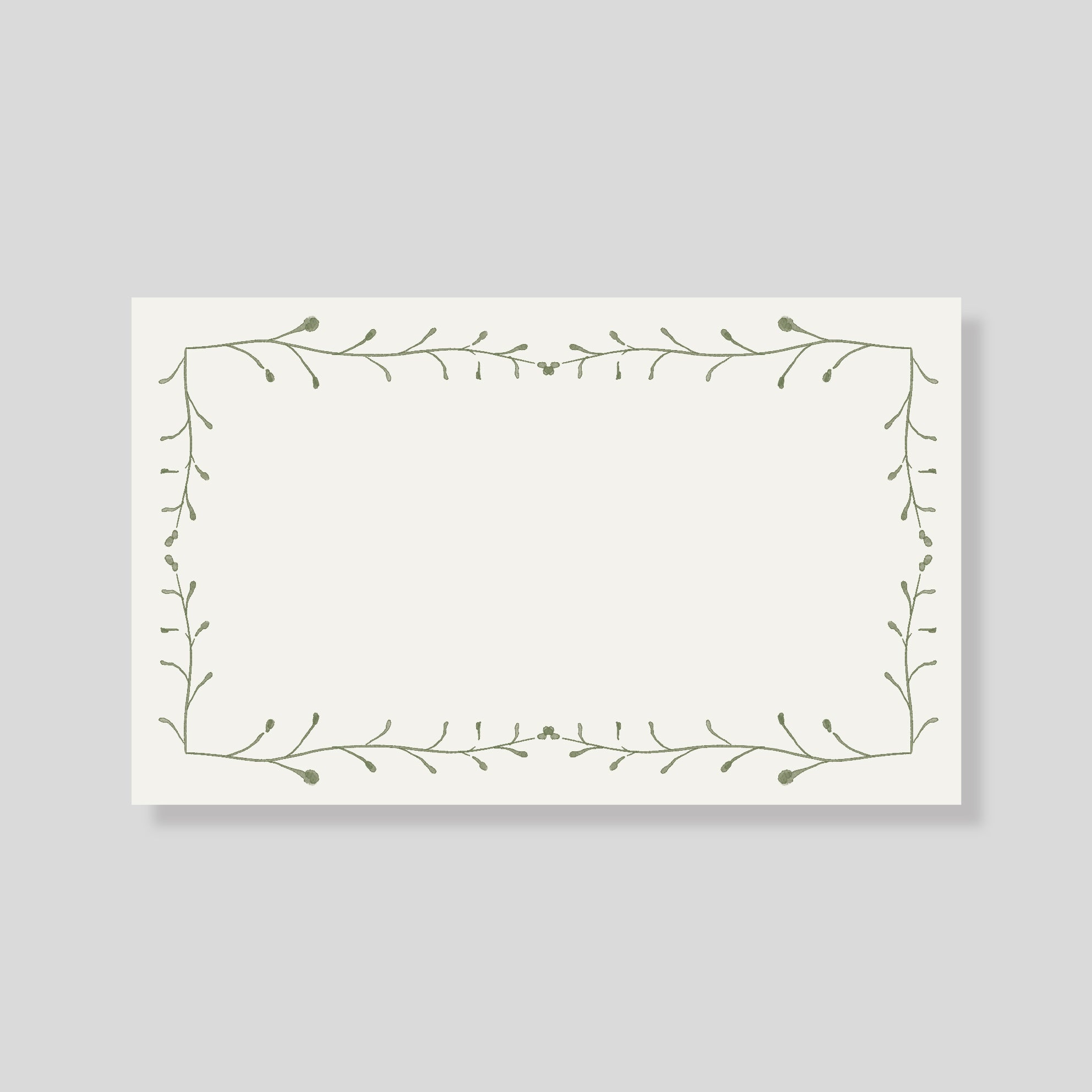 Tarjeta Personal Bee Abeja y hojas con sobre - Escribana